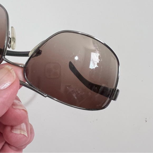 Prada | Accessories | Prada Sps 54i Sunglasses Gunmetal Rims Rubber ...